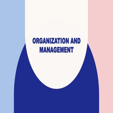 Powerpoint Organization And Management Pptx