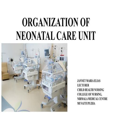 Neonatal Intensive Care Unit | PPTX