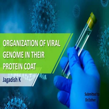 Organization of viral genome.pptx prepared | PPTX