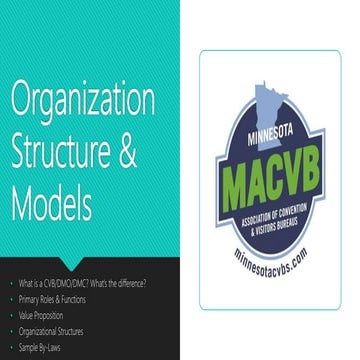 Organization Structure and Models | PPTX