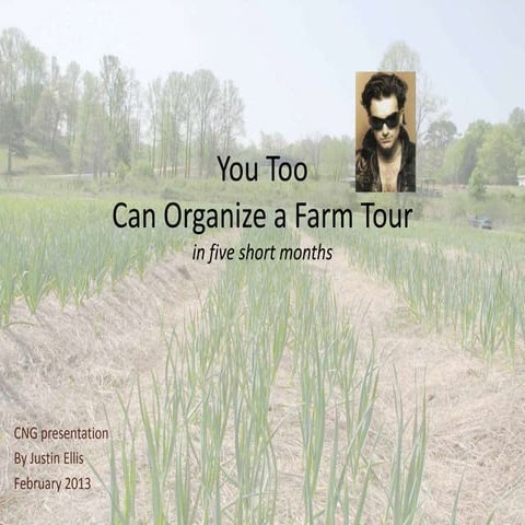 Organize a Farm Tour | PPTX