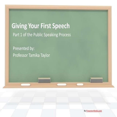 Organizing and preparing your speech | PPTX