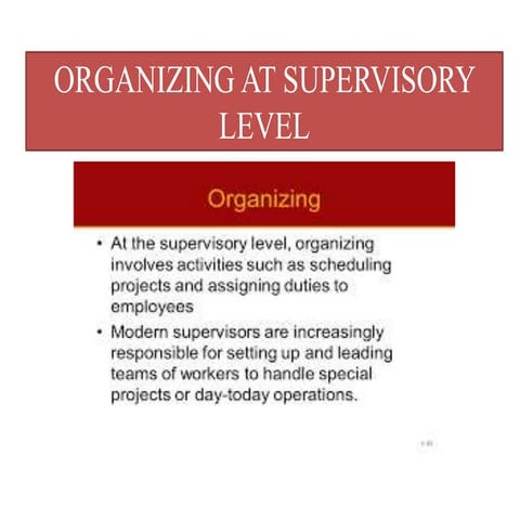 organizing at supervisory level.pptx