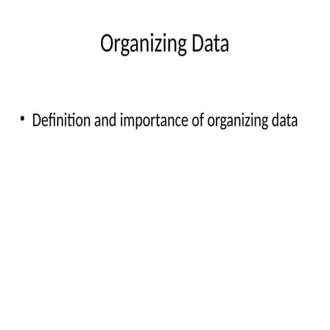 Effective Techniques for Organizing Data in Statistics for Clear ...