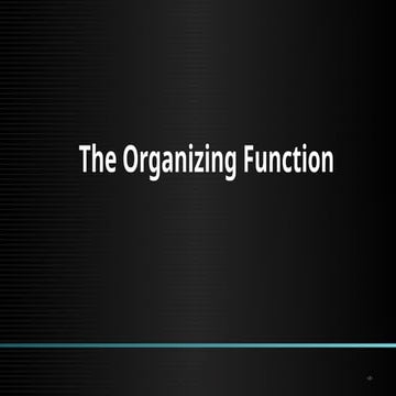 Organizing Function of Management, Introduction to Management | PPT