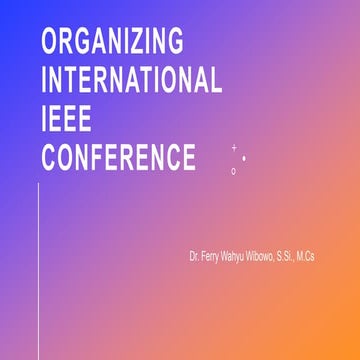Organizing International IEEE Conference.pptx