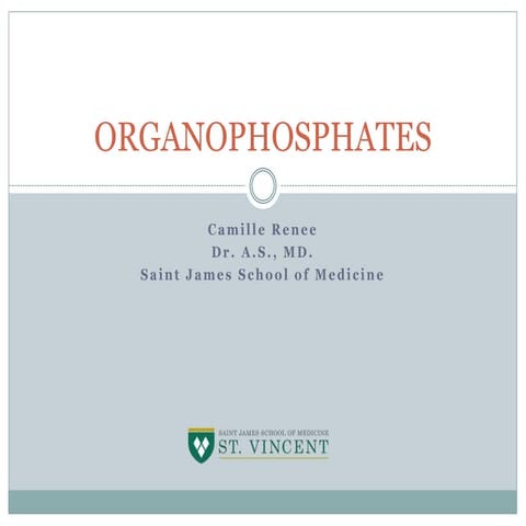 Organophosphates | PPTX