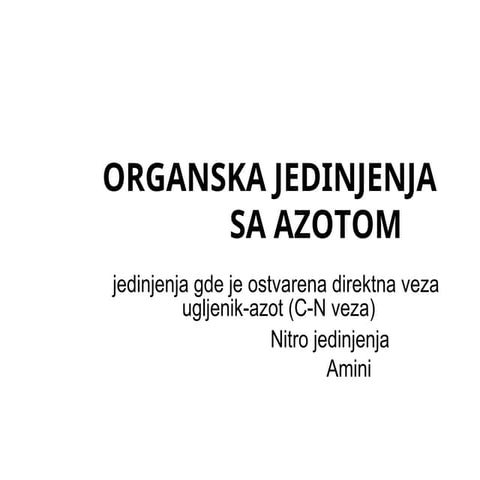 Azot i njegova jedinjenja | PPTX