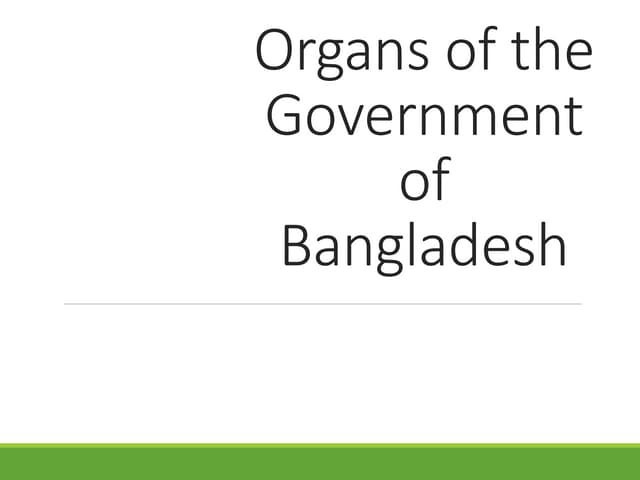 Administrative structure of bangladesh | PPTX