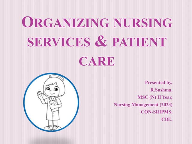 Hospital nursing service | PPT