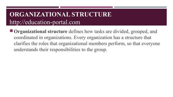 Organizational structure NURSING | PPTX