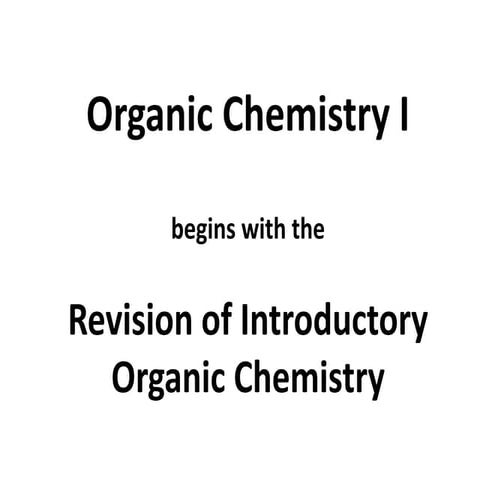 Organic Chemistry and understanding it.. | PPT