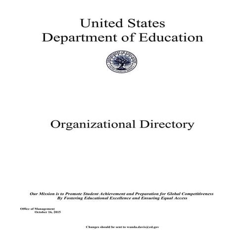 USDOED Org directory | DOC