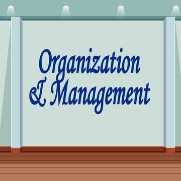 OrgMan_Module 1_Meaning, Functions, Types and Theories of Management ...