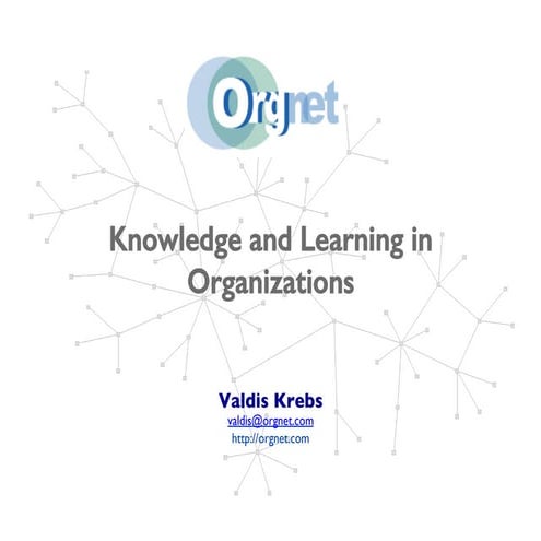 Knowledge and Learning in Organizations | PDF