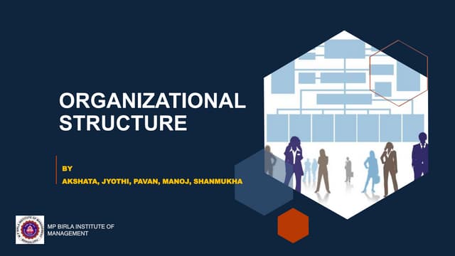 Amazon's Organizational structure | PPTX