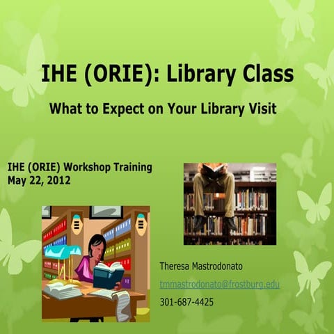 Orie 101 | PPT