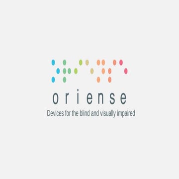 Oriense presentation for Startup Cup World Final (March 2014) | PPTX