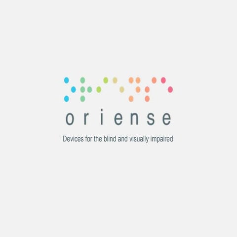 Oriense presentation for Startup Cup World Final (March 2014) | PPTX