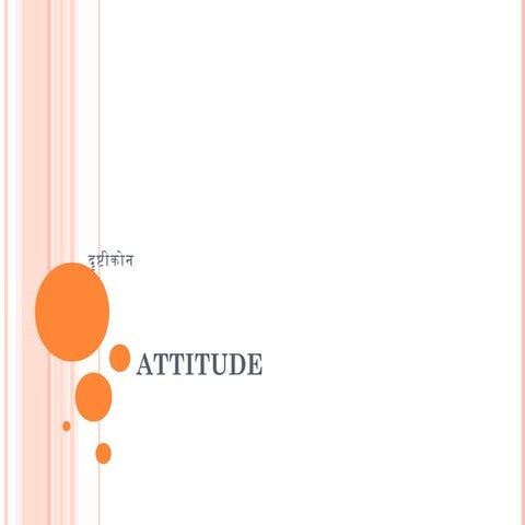 Attitude and Motivation | PPT