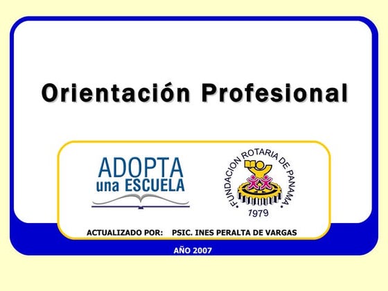 Test vocacional | PPT