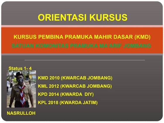 Orientasi kursus | PPT