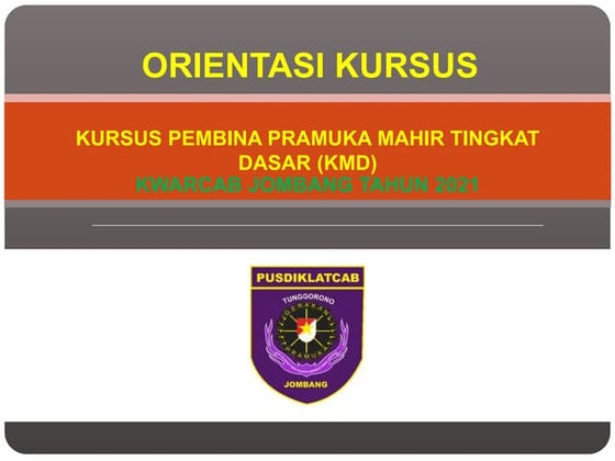 Orientasi kursus | PPT