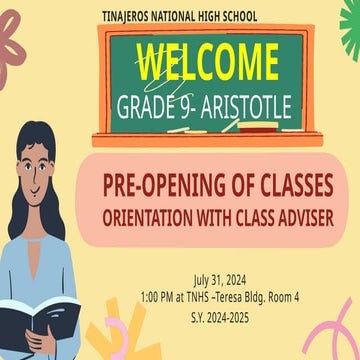 SY 2025-2026-ORIENTATION-WITH-CLASS-Adviser | PPTX
