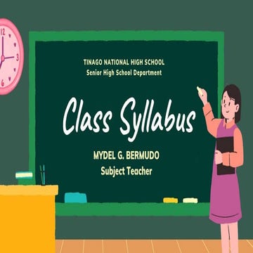 SUBJECT ORIENTATION FOR SHS STUDENTS GAS | PPTX | Education