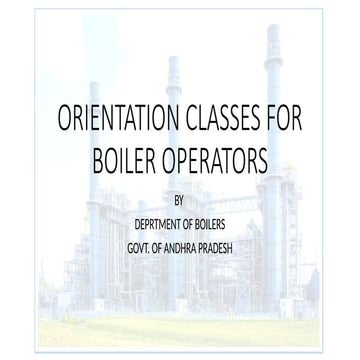 BOILER OPERATORS CLASS on technical importance | PPTX