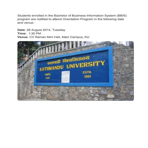 Orientation Program | DOCX