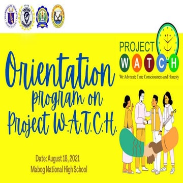 ORIENTATION PROGRAM.pptx | Parenting Children Aged 4-11 | Parenting