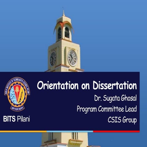 General Orientation Session for Final Semester Students of Second ...