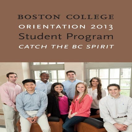 Orientation student program 2013 - sessions 1-6 | PDF