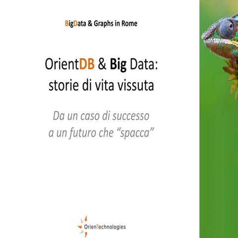 Orientdb And Big Data Ppt