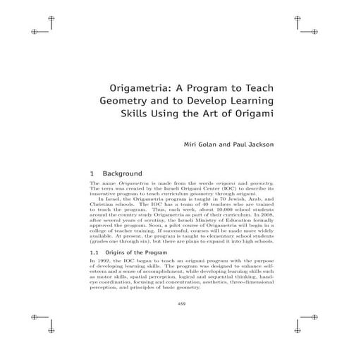 Origami -Enjoy the STEAM | PDF