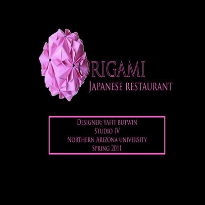 Origami restaurant - color board | PDF