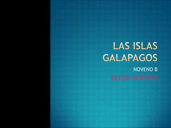 Flora y fauna de las islas galápagos | PDF
