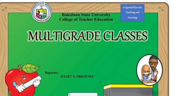 multi-grade class | PPT