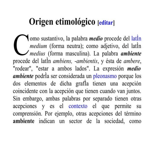 Origen EtimolóGico | DOC