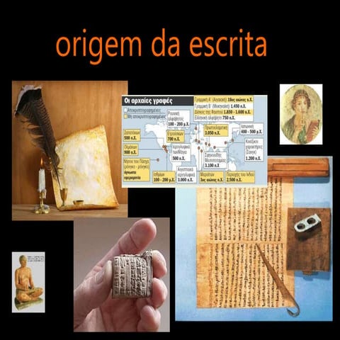 A origem da escrita alfabética | PPT