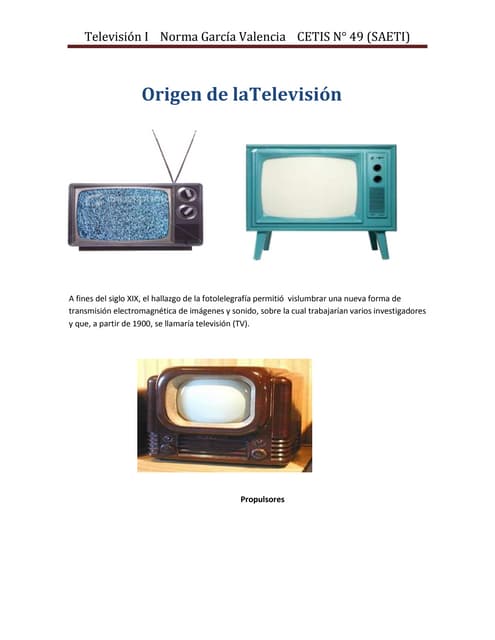 Historia De La Television Resumen Evolucion Y Tipos De Tv Historia De
