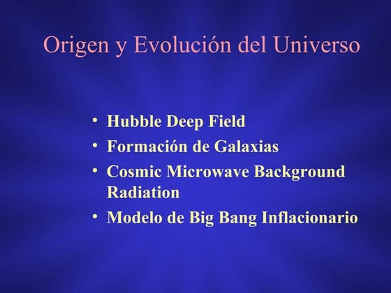 La edad del universo | PPTX | Physics | Science