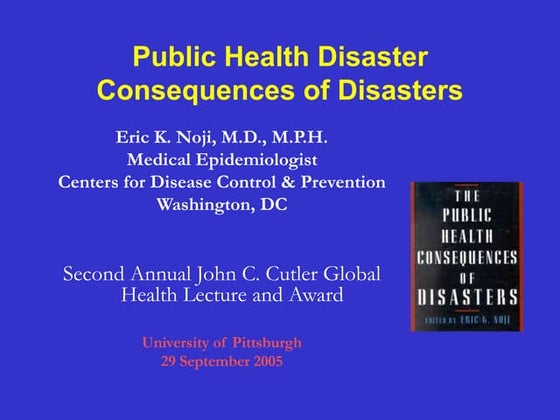 Biological disaster | PPT