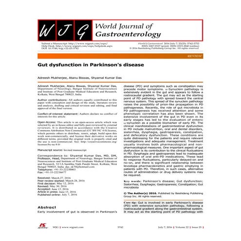 Gut dysfunction in Parkinson’s disease.pdf.pdf