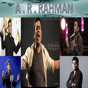 A R Rahman | PPTX