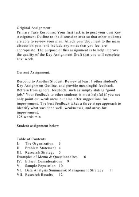 Original Assignmentprimary Task Response Your First Task Is Todocx
