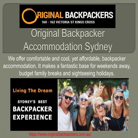 Original backpacker accommodation sydney | PPTX