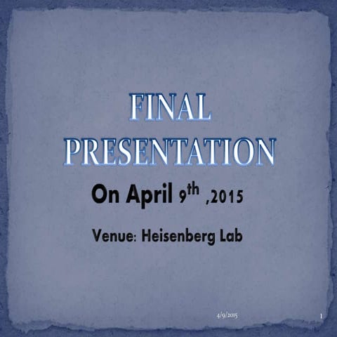 A DISTRIBUTED ALGORITHM FOR THE DEAD-END PROBLEM IN WSNs | PPT