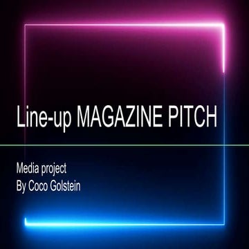 Original pitch artist magazine | PPT